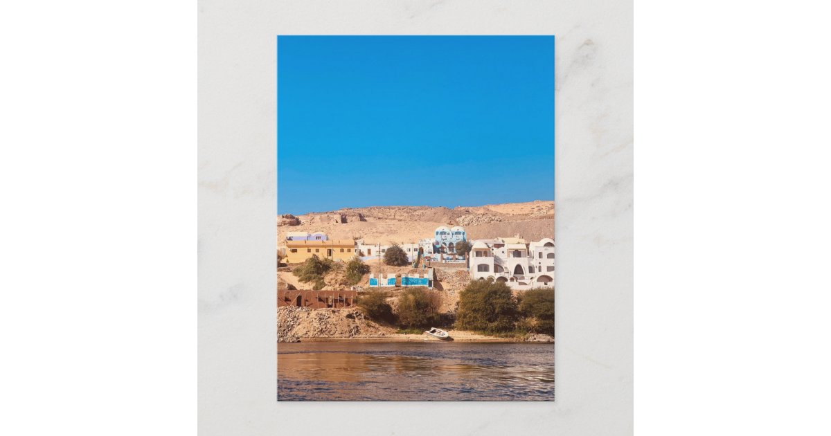 Nile at Aswan - Egypt Postcard | Zazzle
