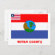 Nimba County Flag with Name Postcard | Zazzle