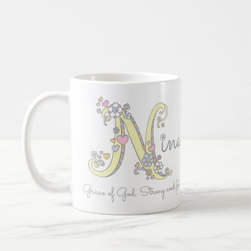Nina name and meaning decorative mug | Zazzle