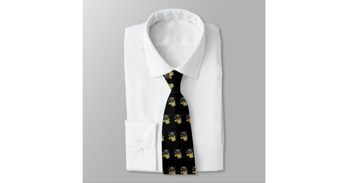 Ninja and Turtles Neck Tie | Zazzle