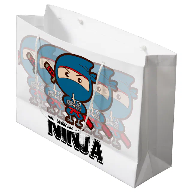 Ninja Boy Large Gift Bag | Zazzle