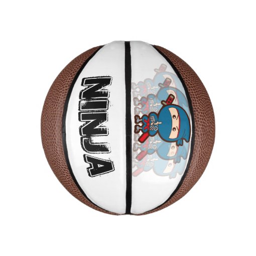 Ninja Boy Mini Basketball | Zazzle