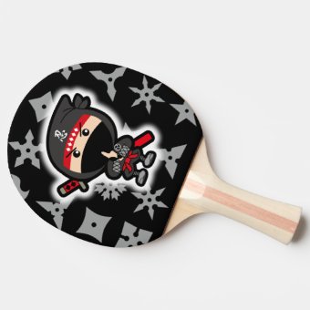 Ninja Boy Ping Pong Paddle | Zazzle
