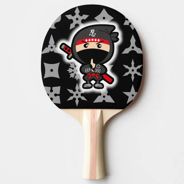 Ninja Boy Ping Pong Paddle | Zazzle
