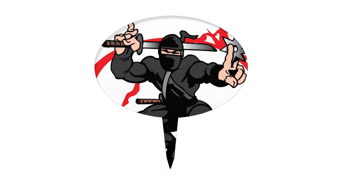 Ninja Cake Topper | Zazzle