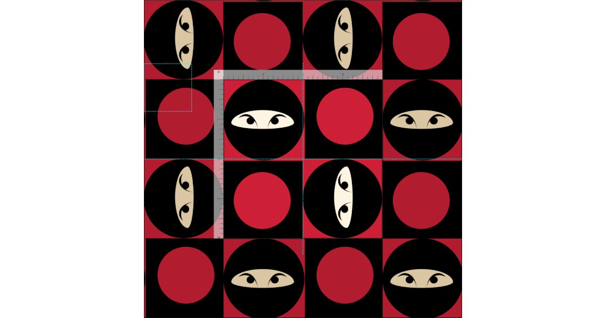 Ninja Fabric | Zazzle