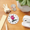 Ninja Girl Keychain | Zazzle