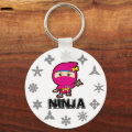 Ninja Girl Keychain | Zazzle