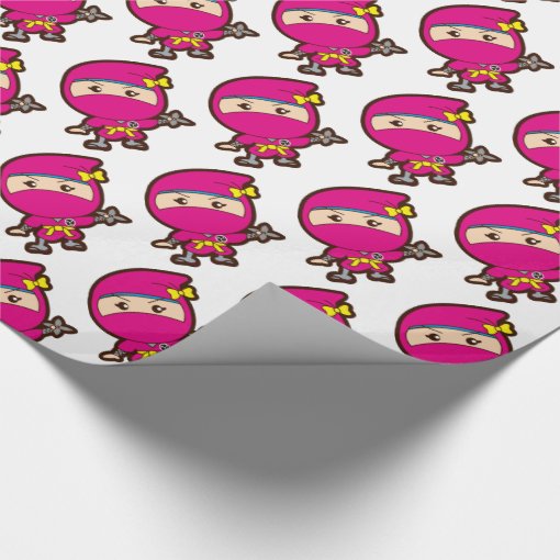 Ninja Girl Wrapping Paper | Zazzle