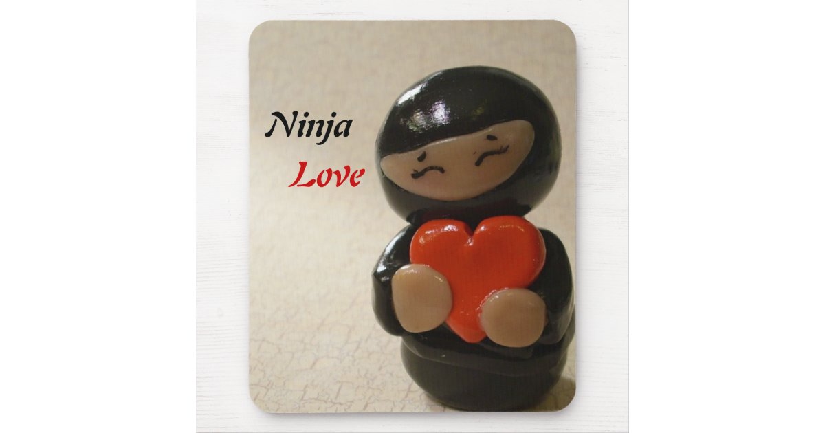 Ninja Love Mousepad | Zazzle
