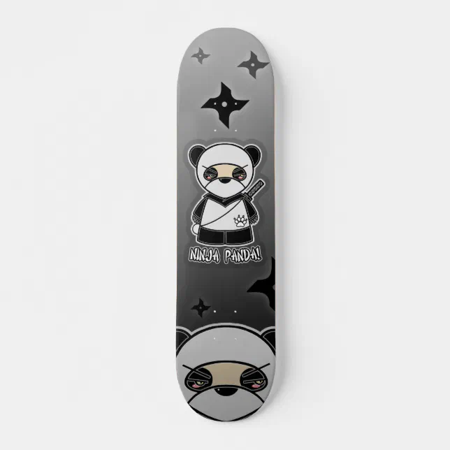 Ninja Panda! Skateboard | Zazzle