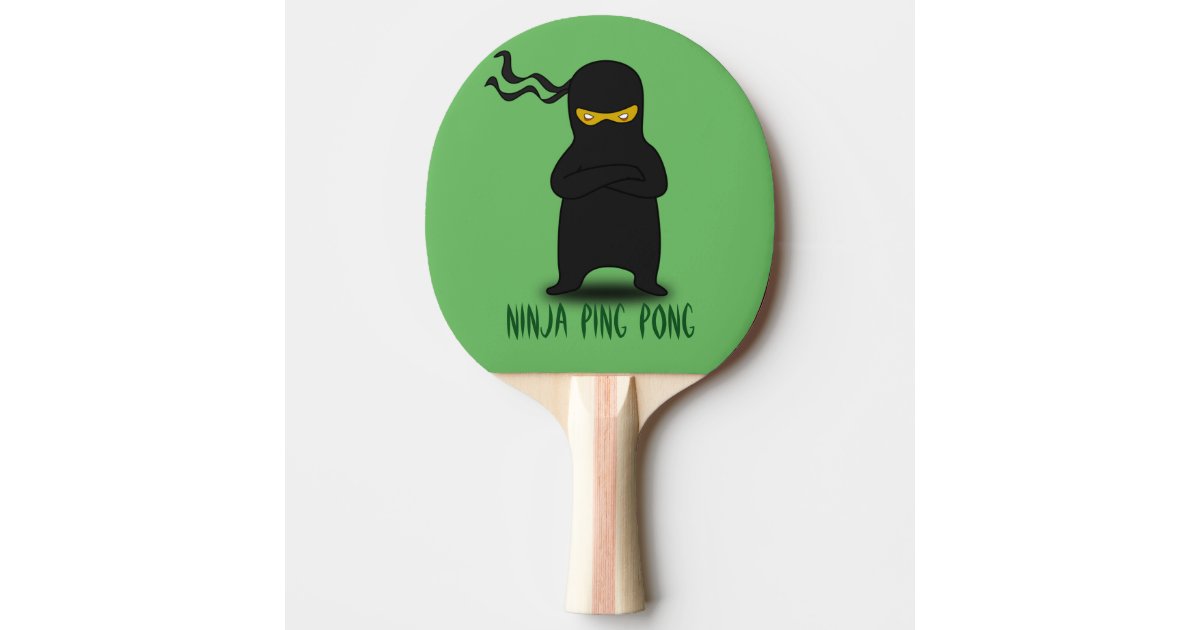 Ninja Ping Pong Paddle | Zazzle.com