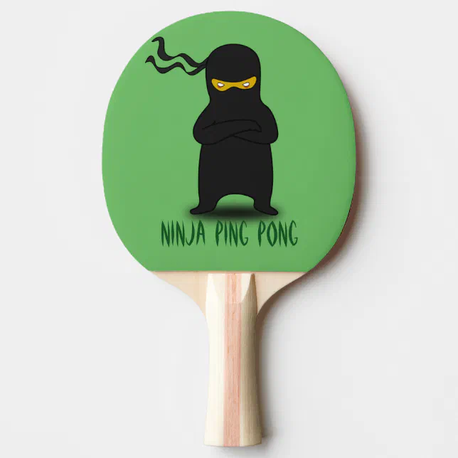 Ninja Ping Pong Paddle | Zazzle