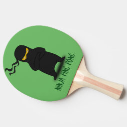 Ninja Ping Pong Paddle | Zazzle