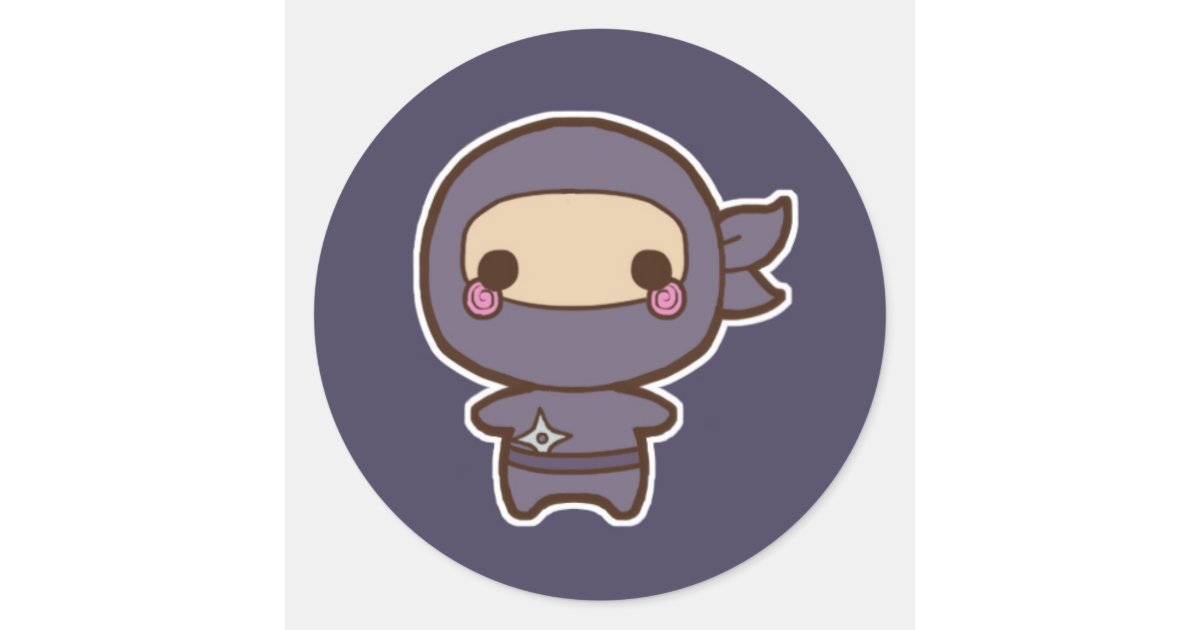 Ninja Sticker | Zazzle