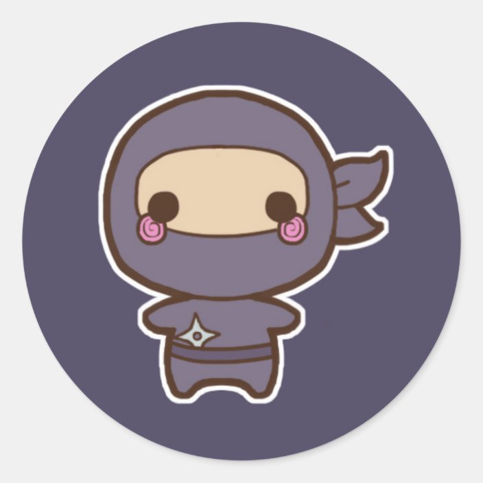 Ninja Sticker | Zazzle.com