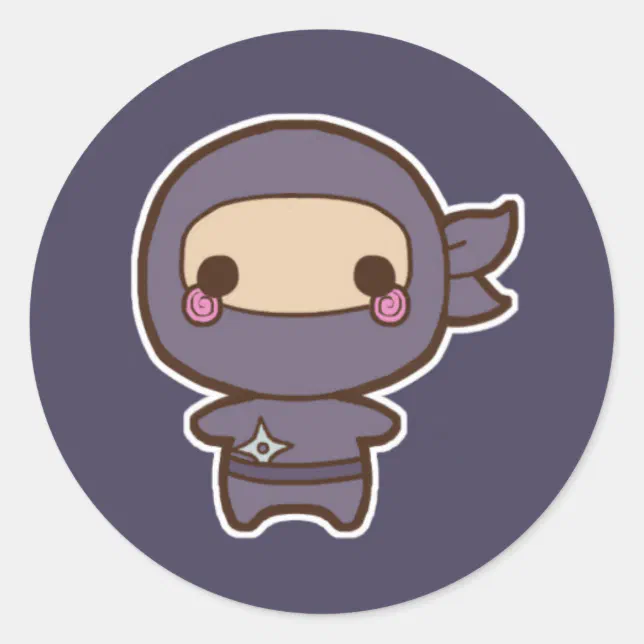 Ninja Sticker | Zazzle