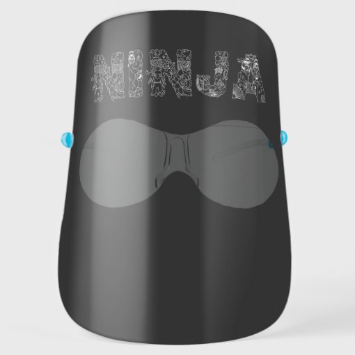Ninja - The Stealth Warrior Face Shield | Zazzle
