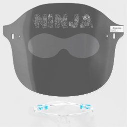 Ninja - The Stealth Warrior Face Shield | Zazzle