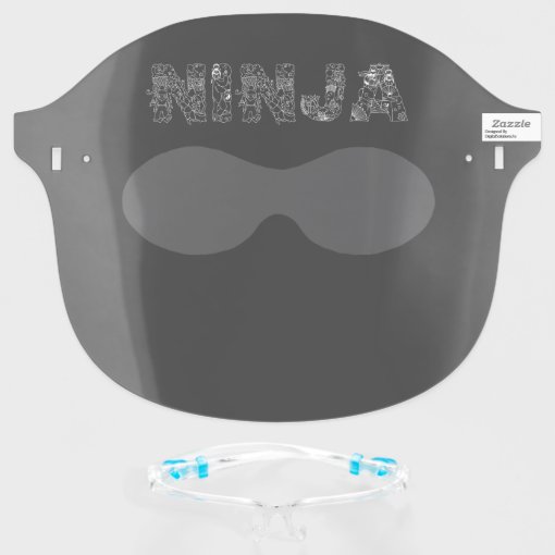 Ninja - The Stealth Warrior Face Shield | Zazzle