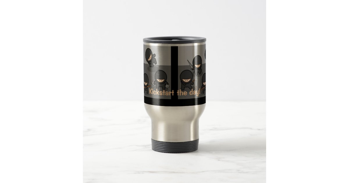 NINJA TRAVEL MUG ~ Customize! | Zazzle