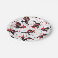 Ninja Warrior Birthday Party Paper Plates | Zazzle
