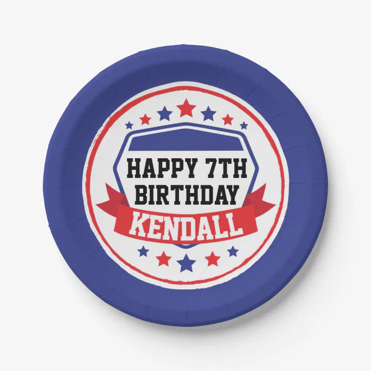 Ninja Warrior Girls Party Paper Plates | Zazzle