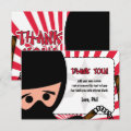 Ninja Warrior Thank You Cards | Zazzle