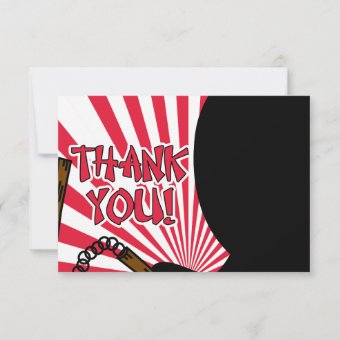 Ninja Warrior Thank You Cards | Zazzle