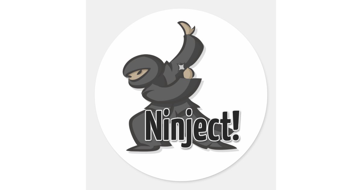 Ninject Shuriken Sticker | Zazzle