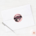 Niseko Japan pink ski logo art stickers | Zazzle