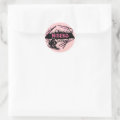 Niseko Japan pink ski logo art stickers | Zazzle