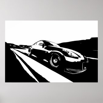 Nissan 350z poster | Zazzle