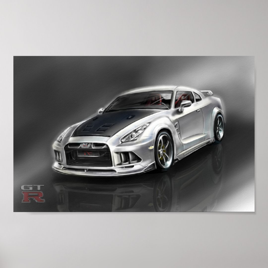 Nissan GT-R Poster | Zazzle