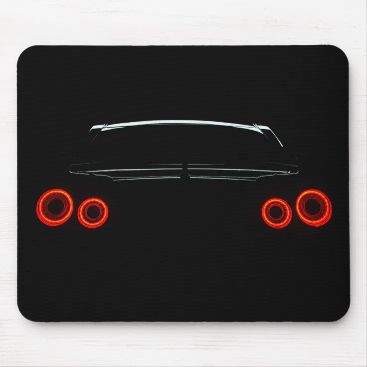 Nissan GT-R Rear Lights Mouse Pad | Zazzle