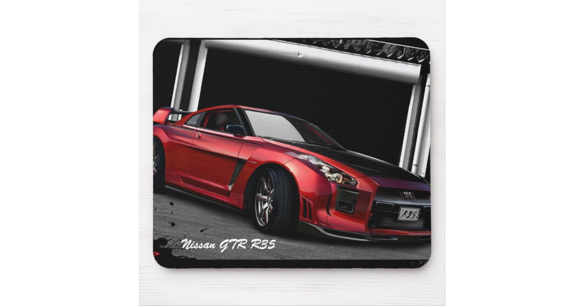 Nissan GTR R35- Mousepad | Zazzle