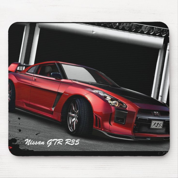 Nissan GTR R35- Mousepad | Zazzle