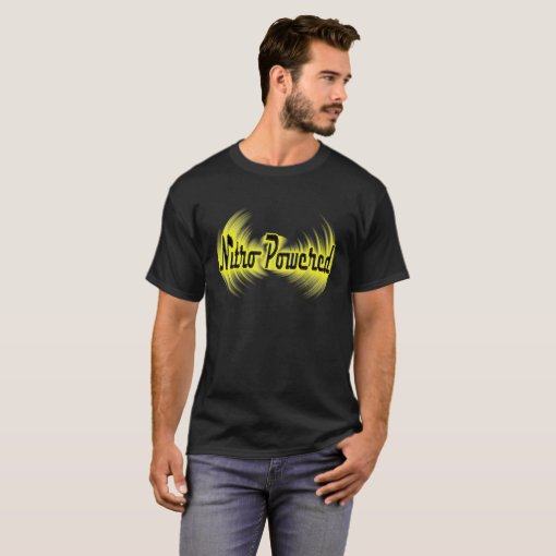 nitro powered drag racing T-Shirt | Zazzle