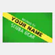 NITROX FLAG. MARK EQUIPMENT WITH PERSONAL NAME RECTANGULAR STICKER | Zazzle