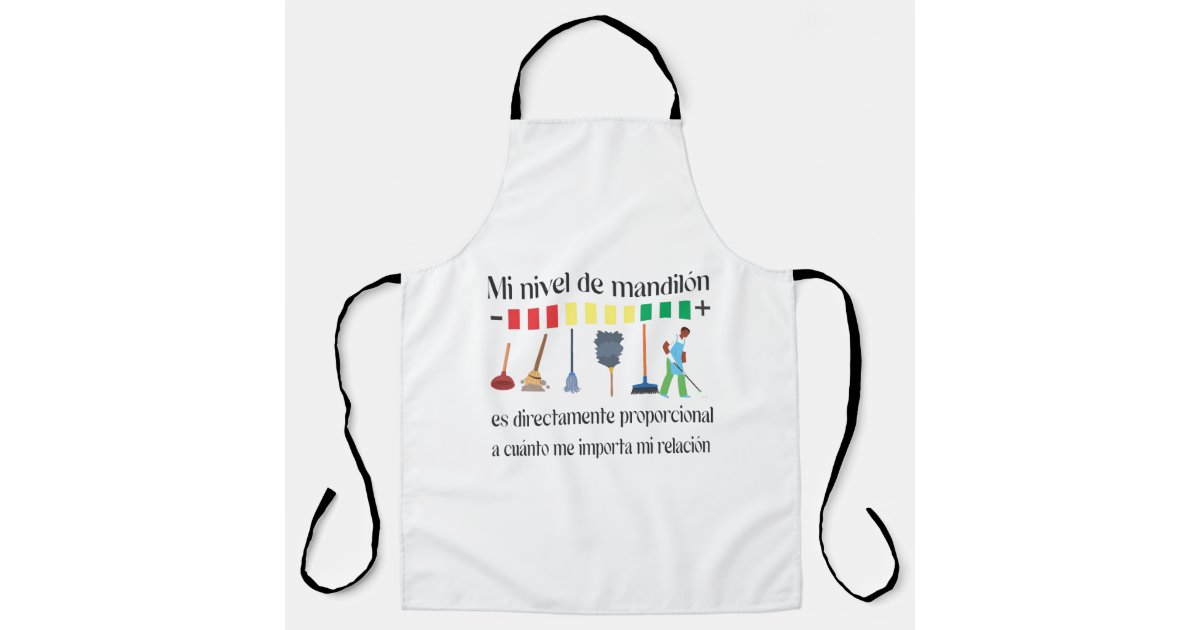 nivel de mandilon apron | Zazzle