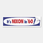 President Richard Nixon, "Miss Me Yet" Bumper Sticker | Zazzle.com