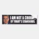 Nixon: I am not a crook... by today's standards Bumper Sticker | Zazzle