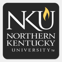 NKU Northern Kentucky University Square Sticker | Zazzle