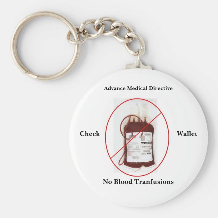 NO BLOOD Keychain | Zazzle.com