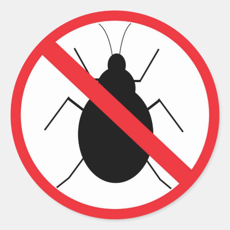 No Bug Sticker | Zazzle