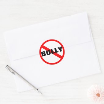 No Bully Stickers | Zazzle