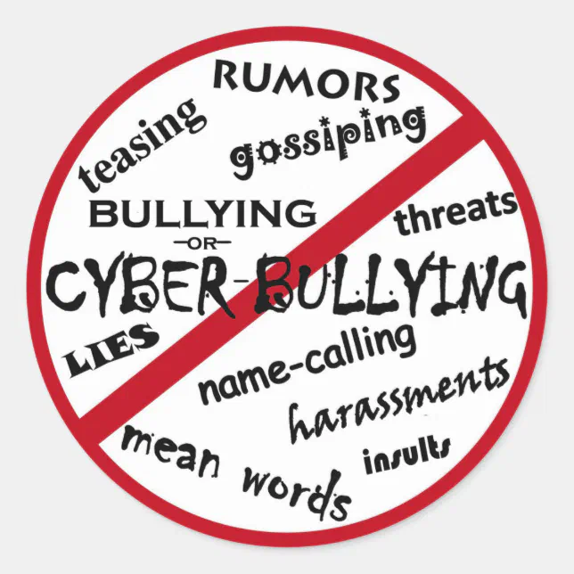 No Bullying Message Rather Choose Kindness Be Kind Classic Round ...