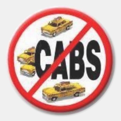 No Cabs (scabs) Classic Round Sticker | Zazzle