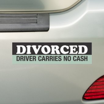 No Cash Bumper Sticker | Zazzle