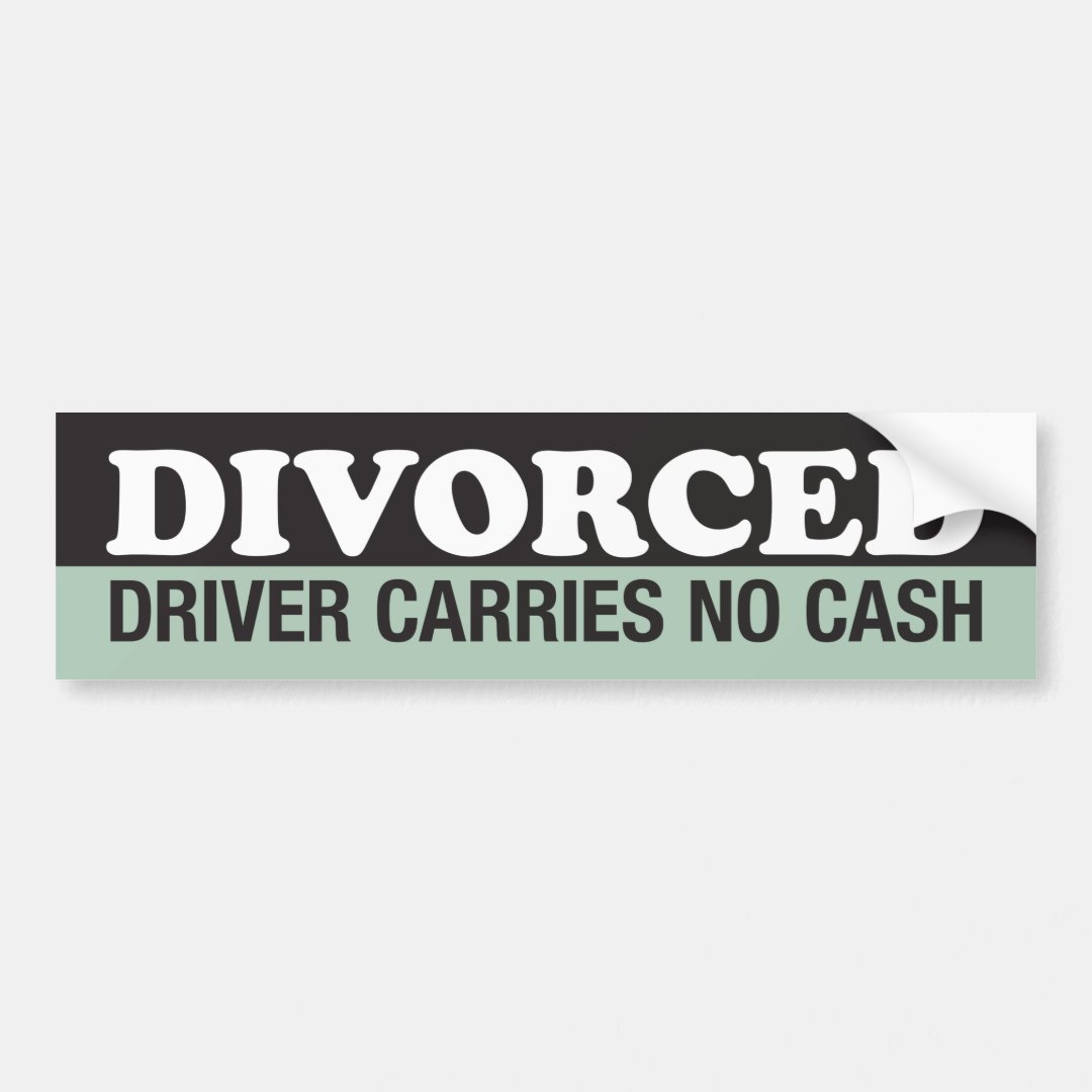 No Cash Bumper Sticker | Zazzle
